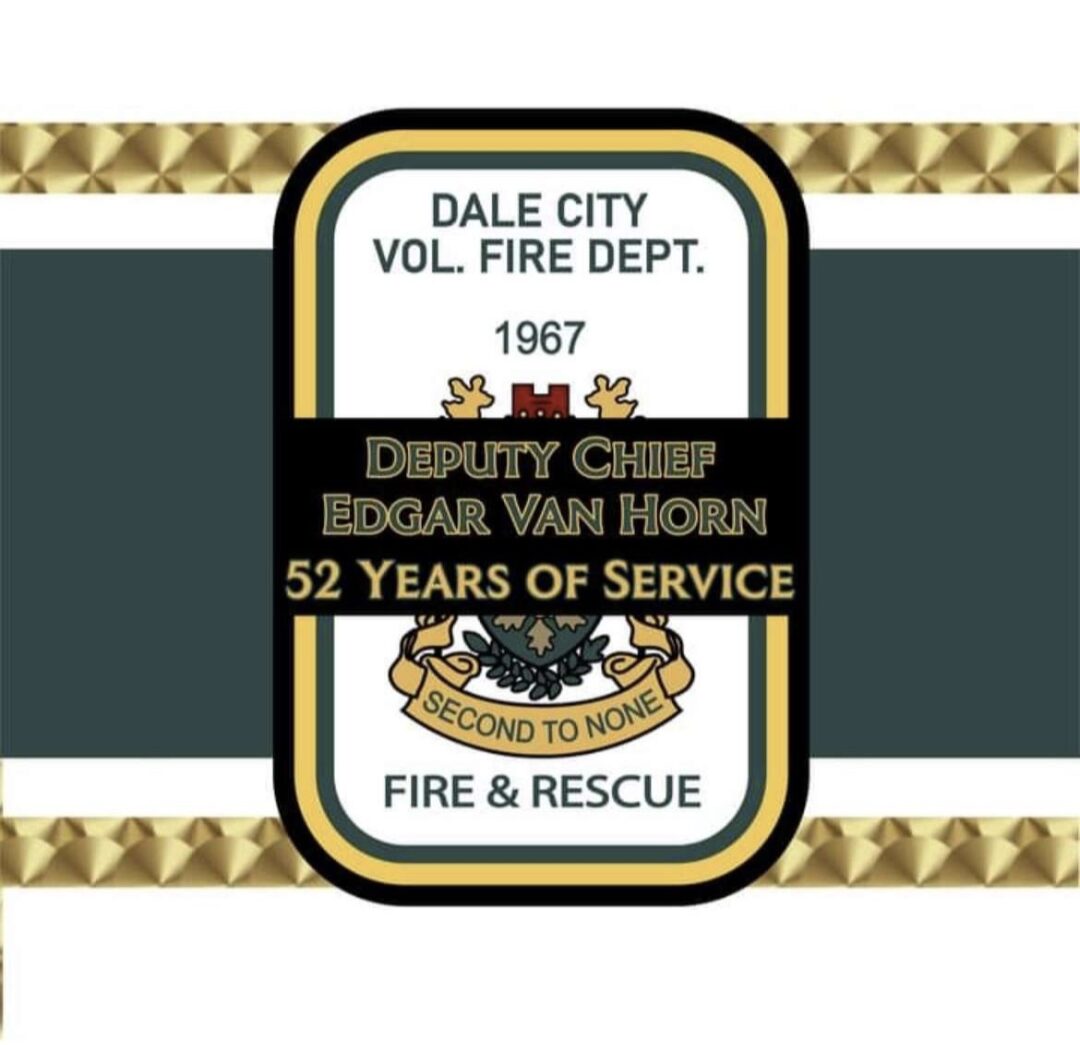 Deputy Chief Edgar Van Horn - 52 Years of Service - Dale City Volunteer ...
